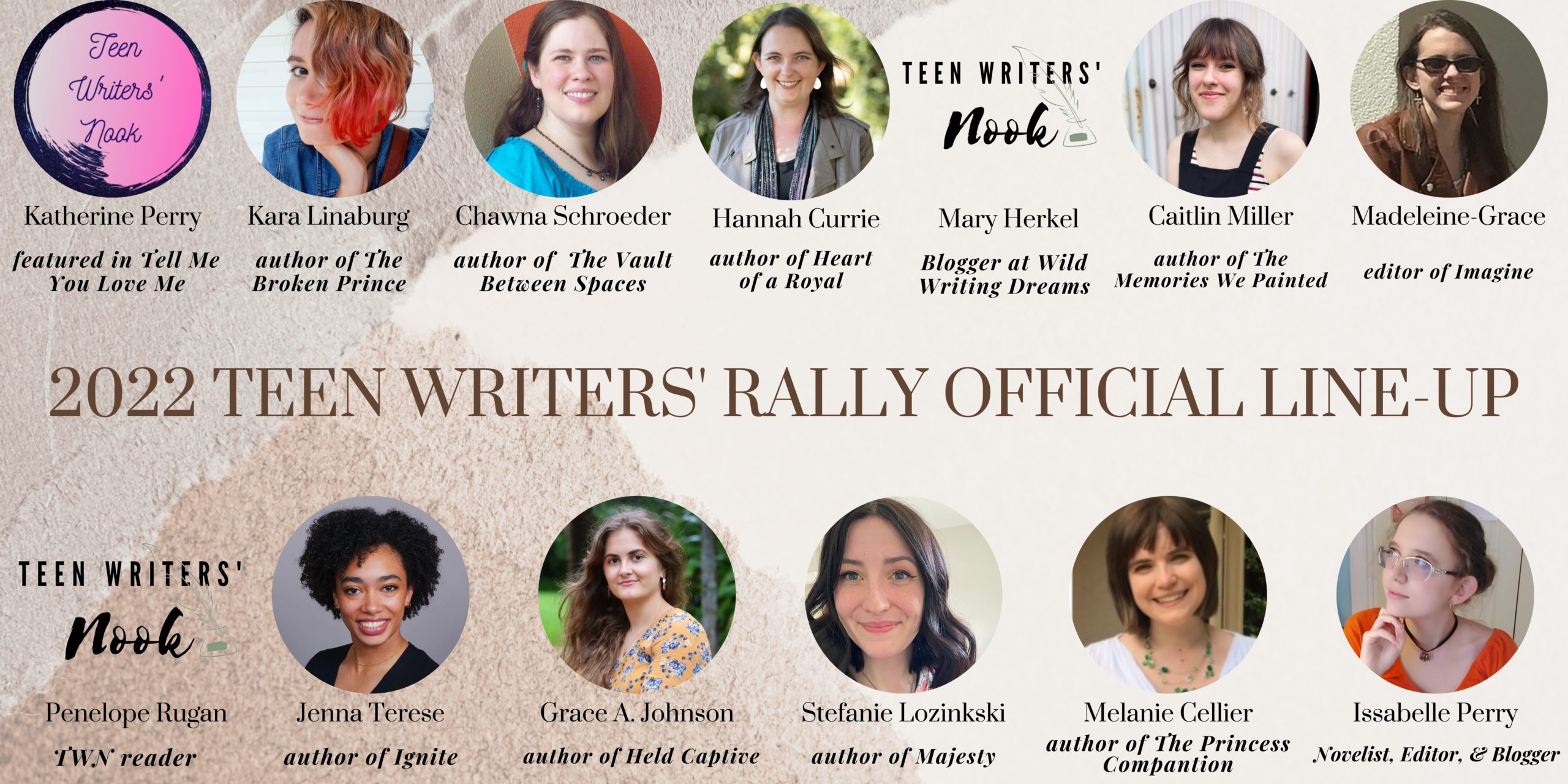 Introducing the 2022 Teen Writers' Rally